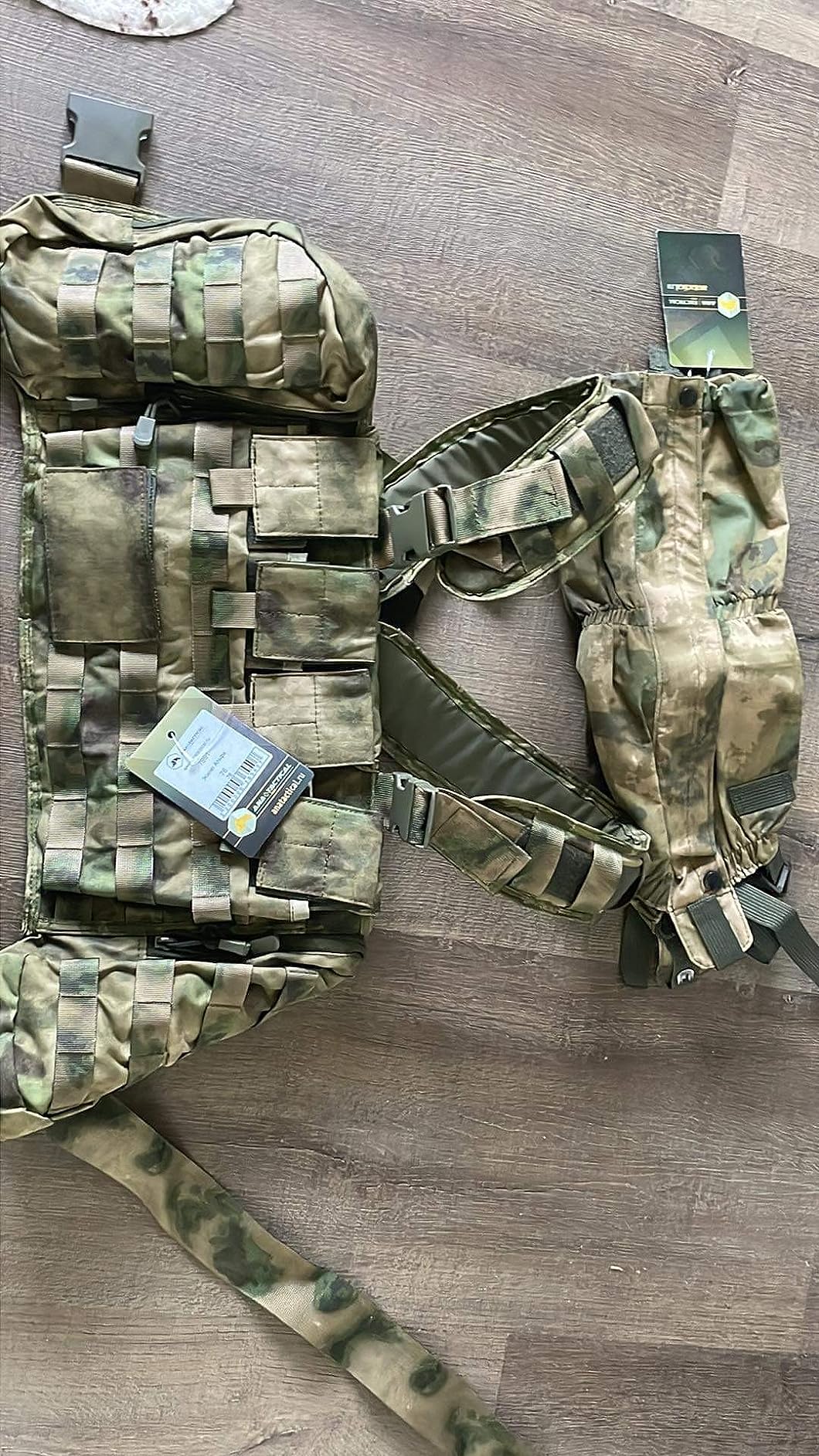 Amazon.com: ANA Tactical Military Gaiters for FSB GRU FSO (Multicam ...