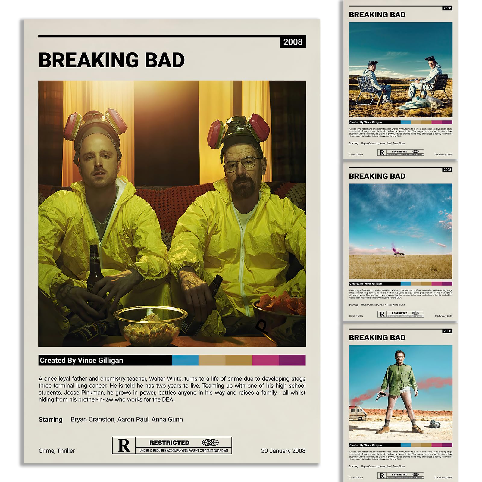 Amazon.com: Breaking Posters TV Serie Show Cool Wall Decor Art Print ...