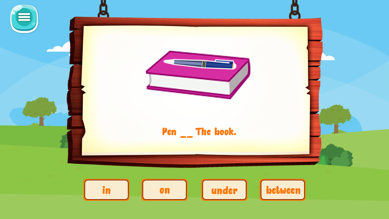 Kids English Grammar Learning – Preposition - App on Amazon Appstore