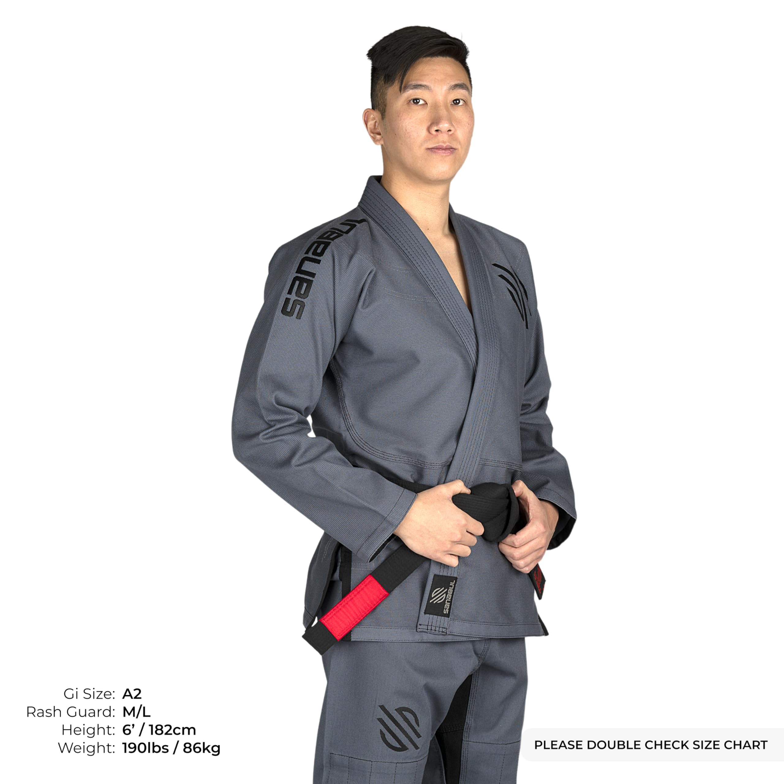 Snapklik.com : Sanabul Essential BJJ Gi For Men Brazilian Jiu Jitsu Gi Lightweight Preshrunk ...