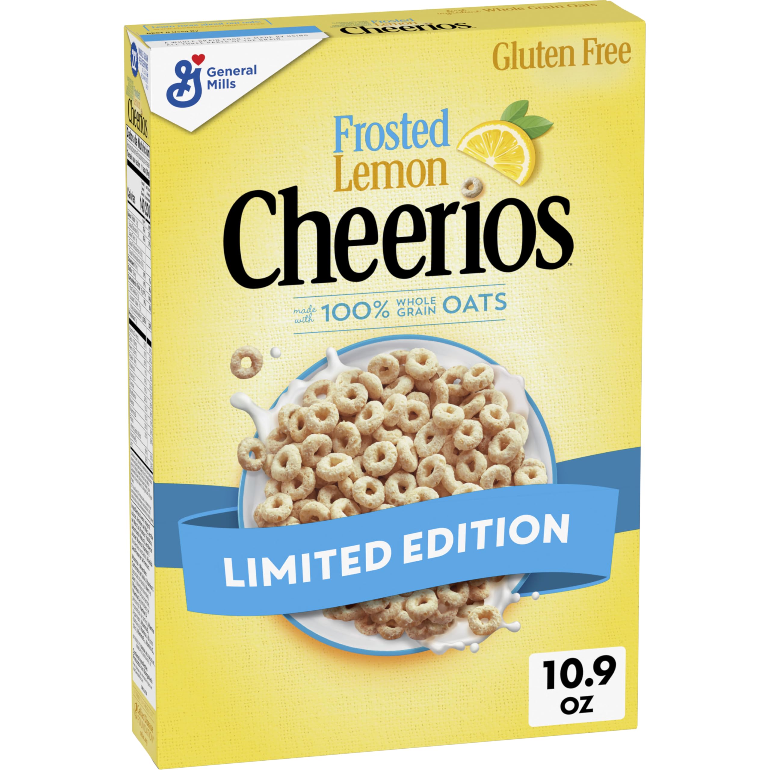 Snapklik.com : Frosted Lemon Cheerios Cereal, Gluten Free Cereal