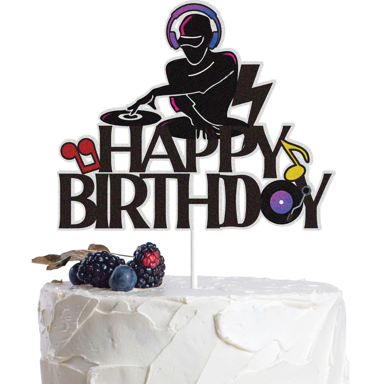 Hip Hop Happy Birthday Cakes DJ Cake Topper Hip Hop Disco