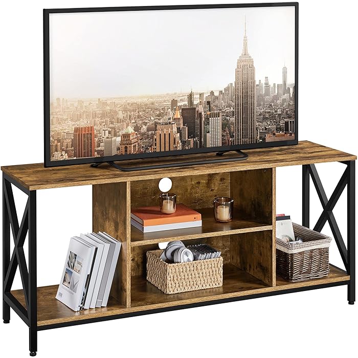 Buy Yaheetech TV Stand for TV up to 65 inch TV Console Table, 55 ...