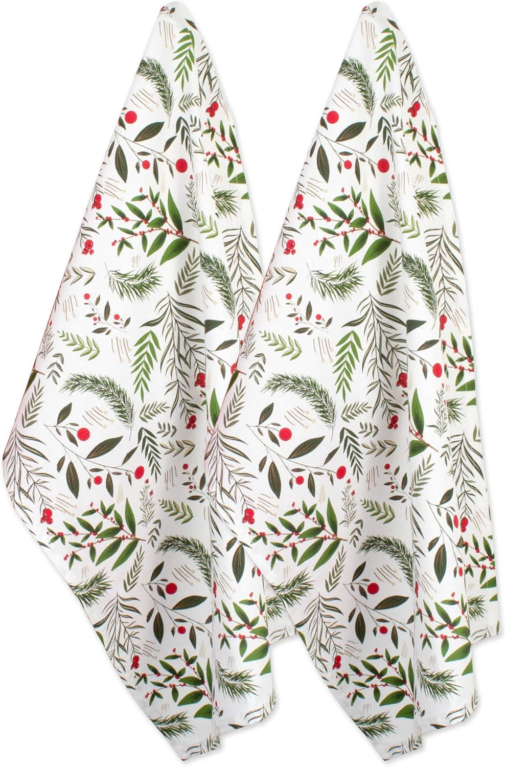 Amazon.com: DII Christmas Kitchen Towel Set, Floral Tea Towels for ...