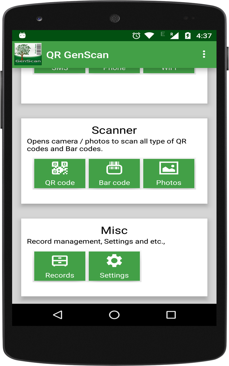 QR Code GenScan - App on the Amazon Appstore