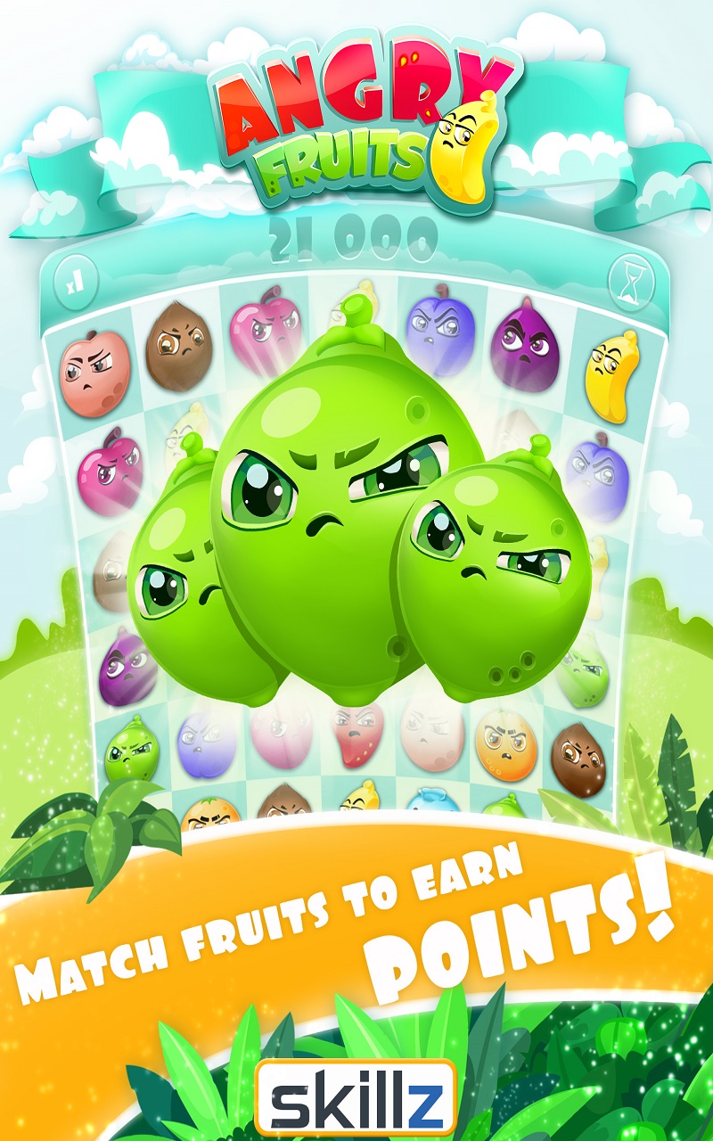 Angry Fruits 1 VS 1 Puzzle : Real Money Gaming - App on Amazon Appstore