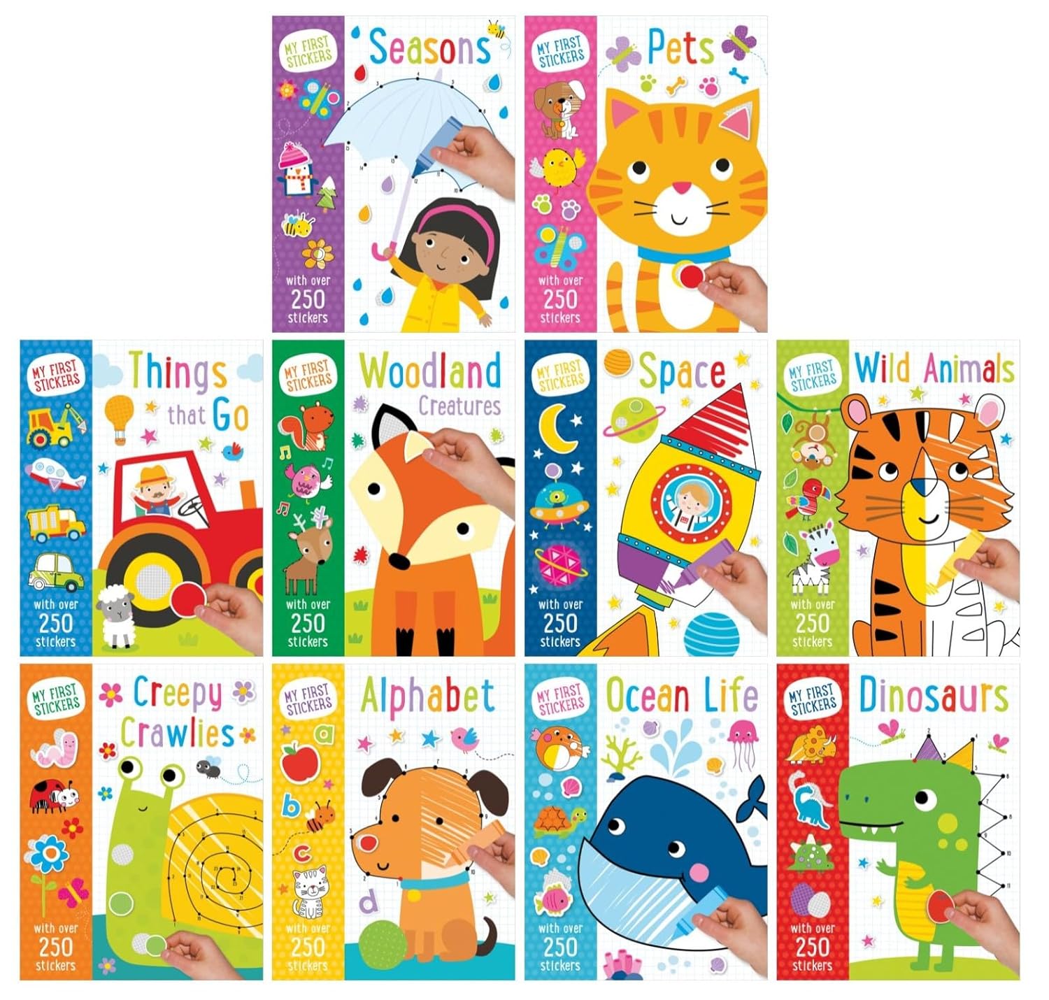 Buy My First Stickers 10 Set Assortment Book Online at Low Prices in ...