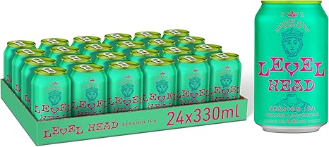 Greene King Level Head Session IPA Beer 24 x 330ml Cans – Crisp ...