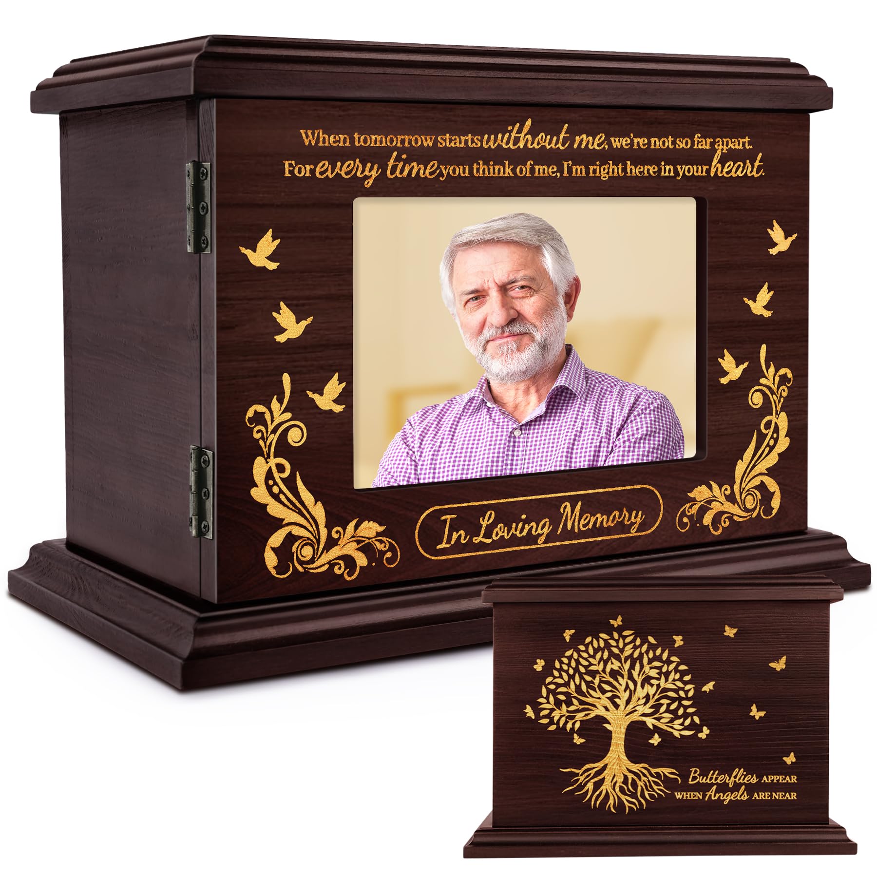 Amazon.com: Cremation Urn for Ashes Adult Male or Female - Human Urns ...