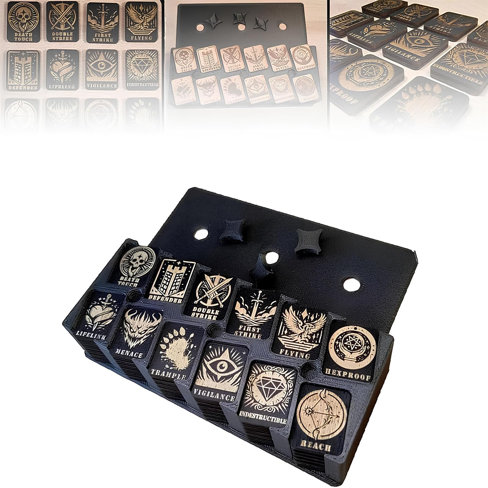 Amazon.co.jp: Tabletop Card Game Ability Tracking Counters, Pocket Life ...