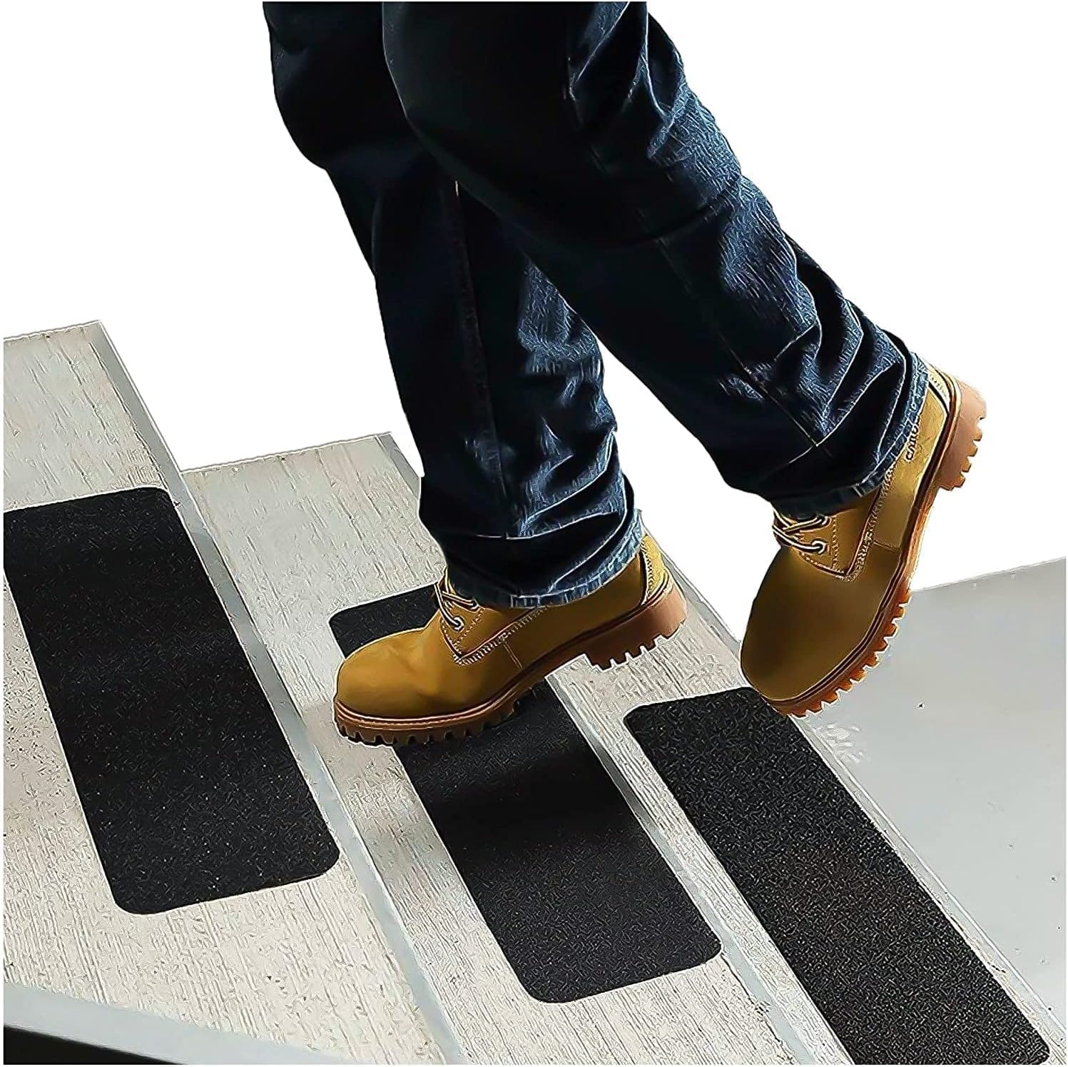 Stair Treads Non Slip for Wooden Steps Indoor and Outdoor - Grip Tape ...