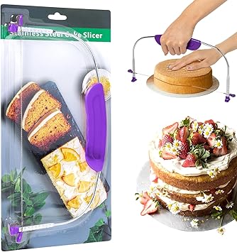 Amazon.com: Reaeon Adjustable Cake Leveler Cutter, Baking Supplies Tool ...