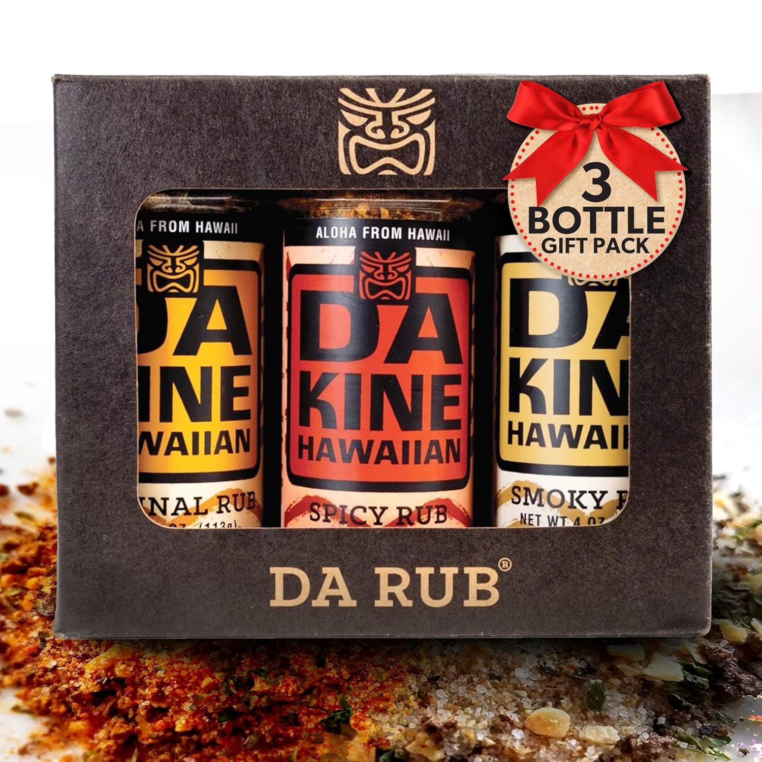 Amazon.com : Da Kine Hawaiian Premium BBQ Dry Rub Seasoning Pack ...