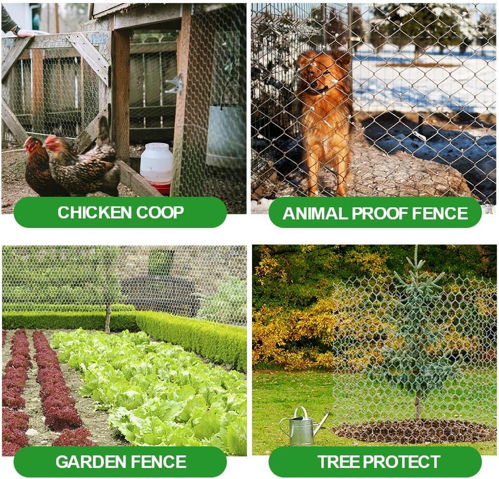 Snapklik.com : AMAGABELI GARDEN & HOME 1 Inch 24inchx50ft Hexagonal ...