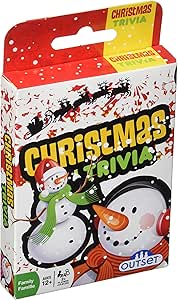 Amazon.com: Outset Media Christmas Trivia Card Game – Travel Sized ...