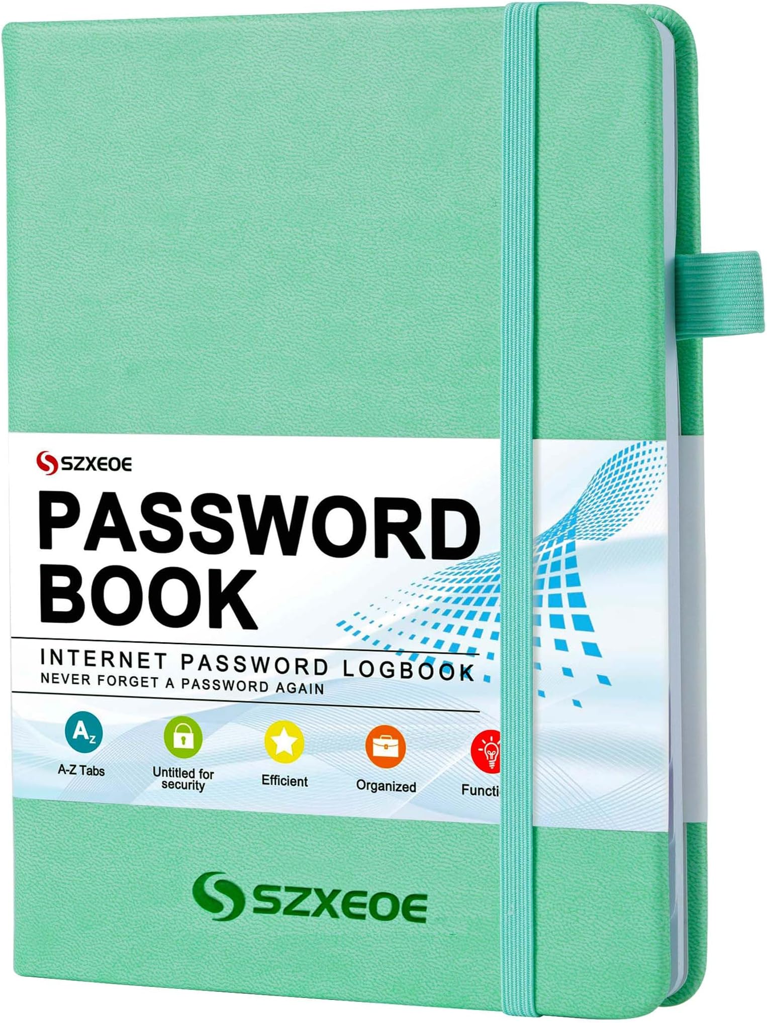 Amazon.com : Password Book with Alphabetical Tabs, Hardcover Password ...