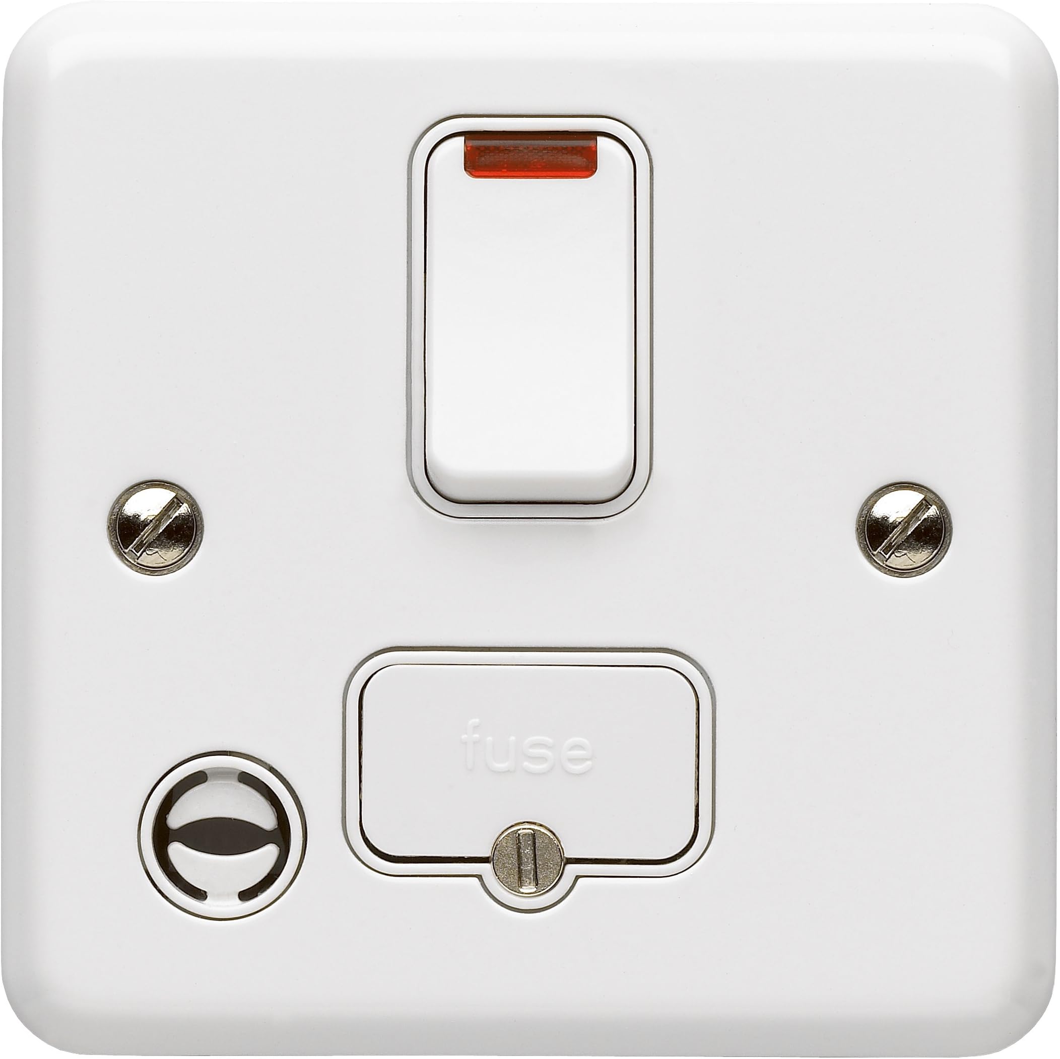MK Metalclad Plus K3072 WHI 13 amp Switched Fused Connection Unit Plus ...