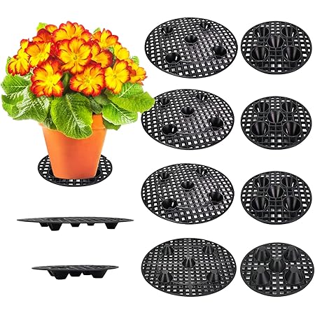 Amazon.com: GROWDOTS 13-Inch Natural Pot Elevators for Plants Indoor ...