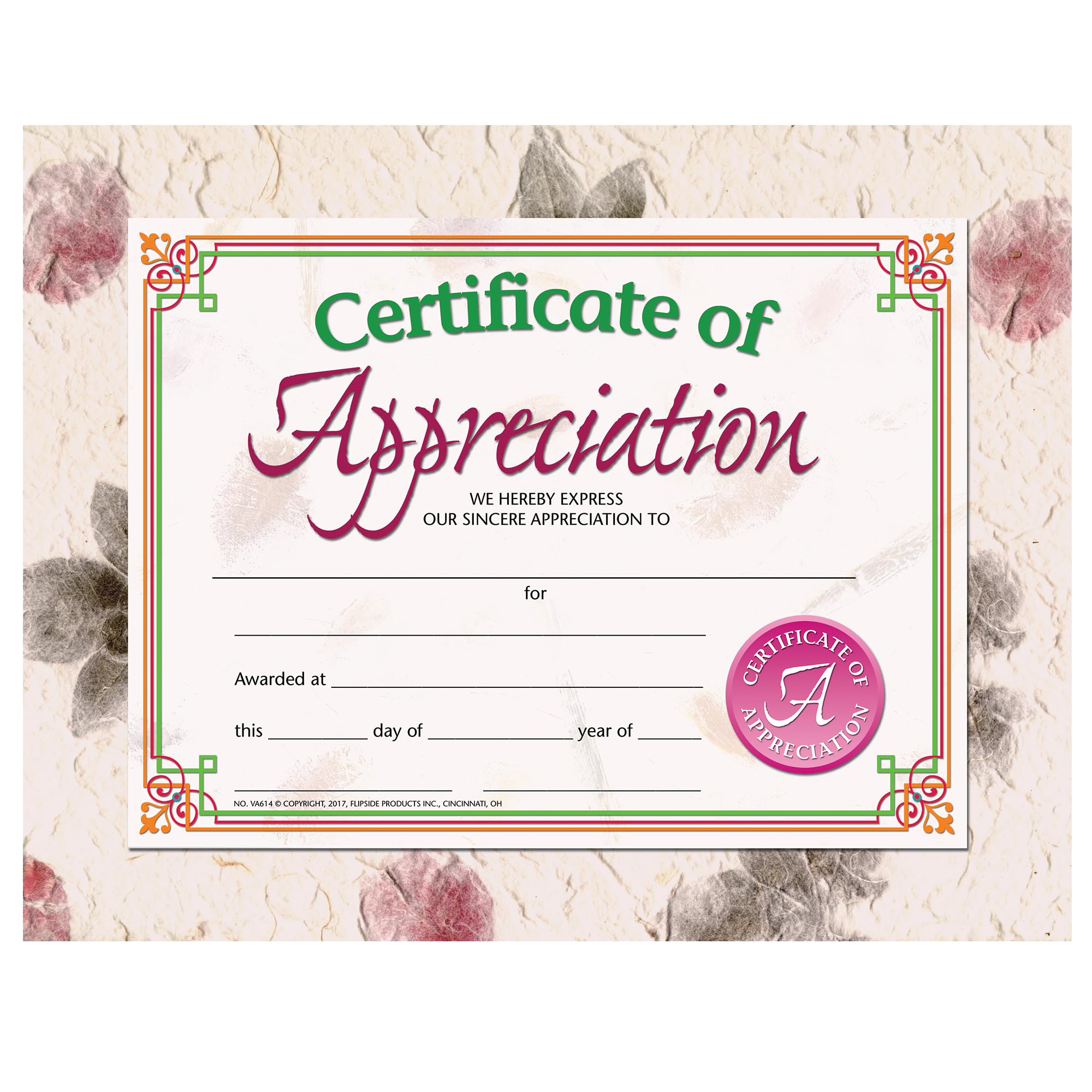 Hayes Certificates And Diplomas Very Important Parent Award