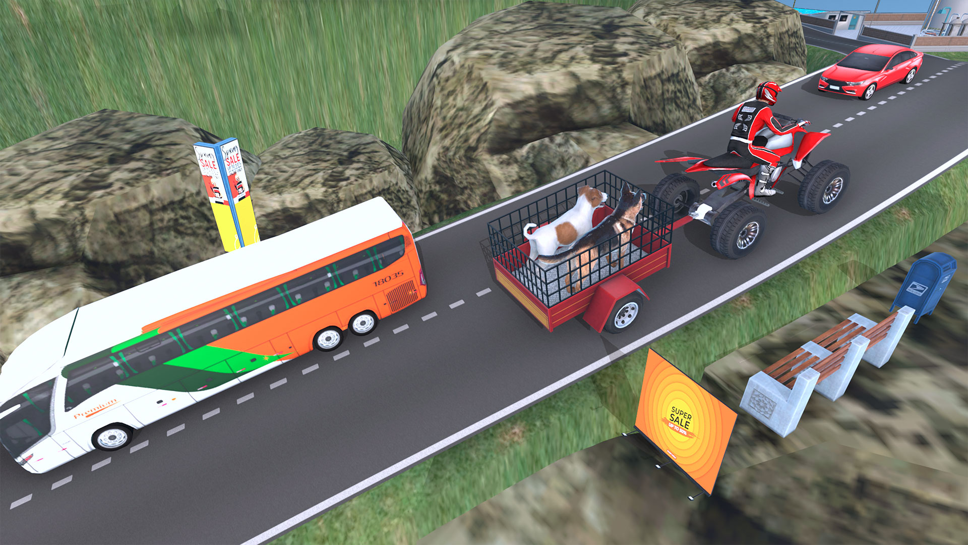 Wild Zoo Pet Animal Transport Simulator Truck Driving Dog Transport ...