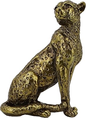 Amazon.com: OUTOUR 35.5''H Large Leopard Statue Outdoor Garden Leopard ...