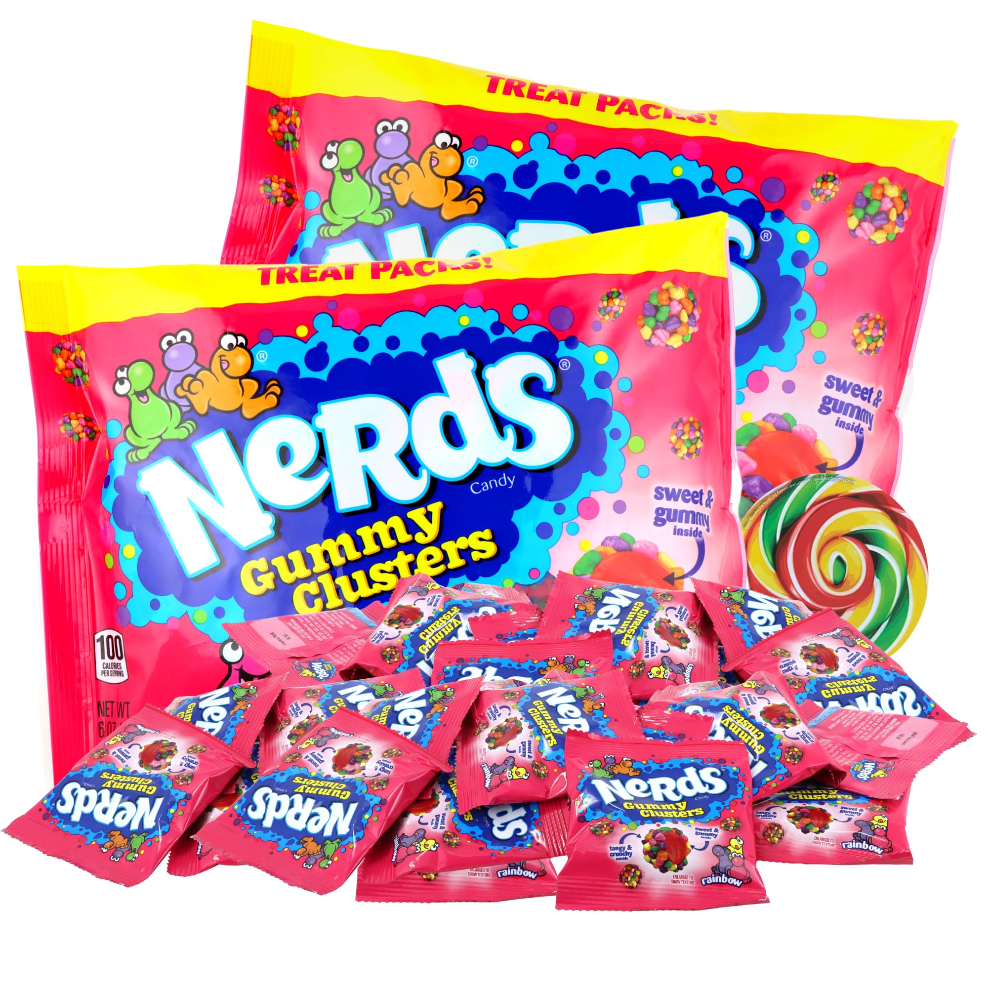 Amazon.com : Sweetzo Nerds Halloween Gummy Clusters Crunchy and Chewy ...