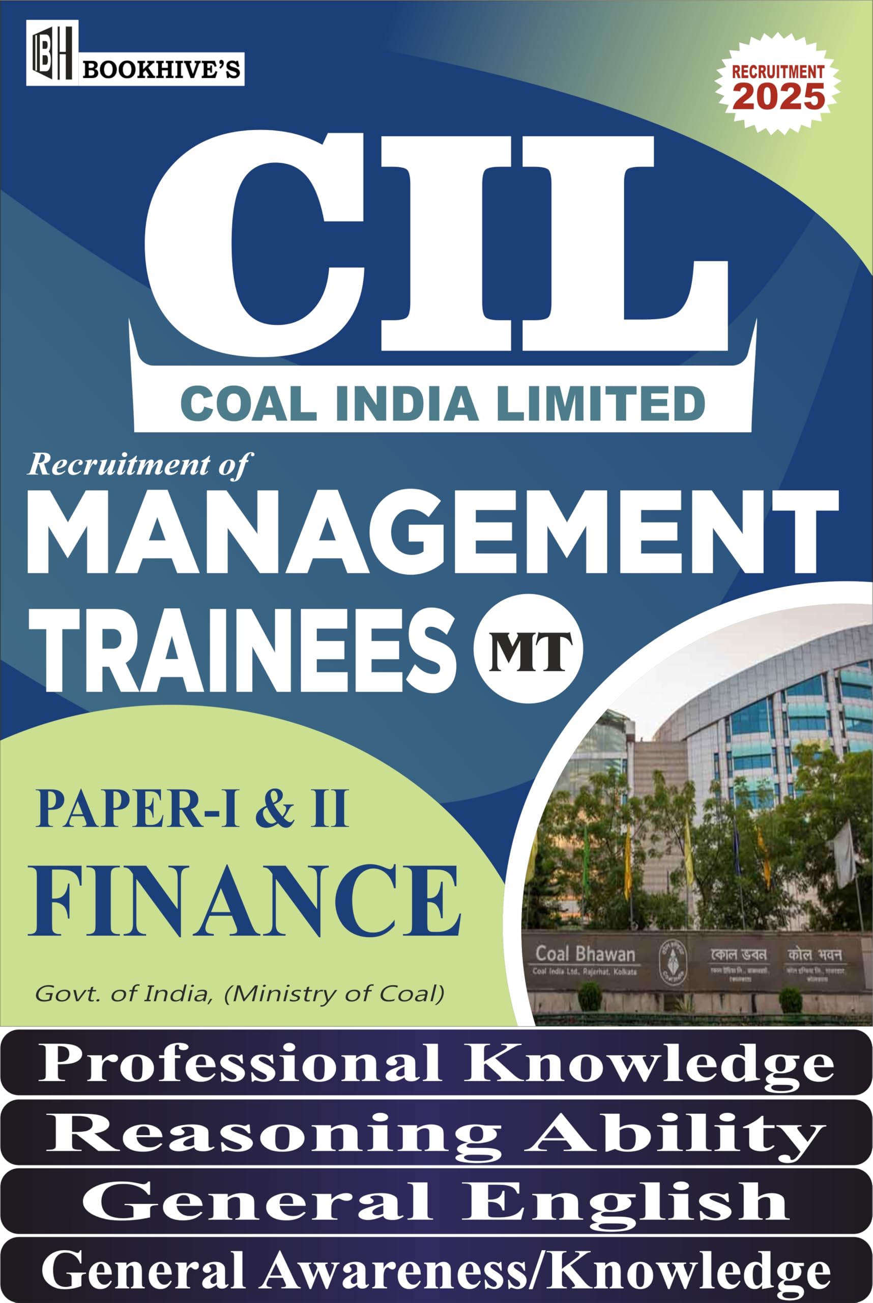 Buy Coal India Limited CIL Management Trainee Finance 2025 Paper 1 & 2 (Set of 5 Books ...