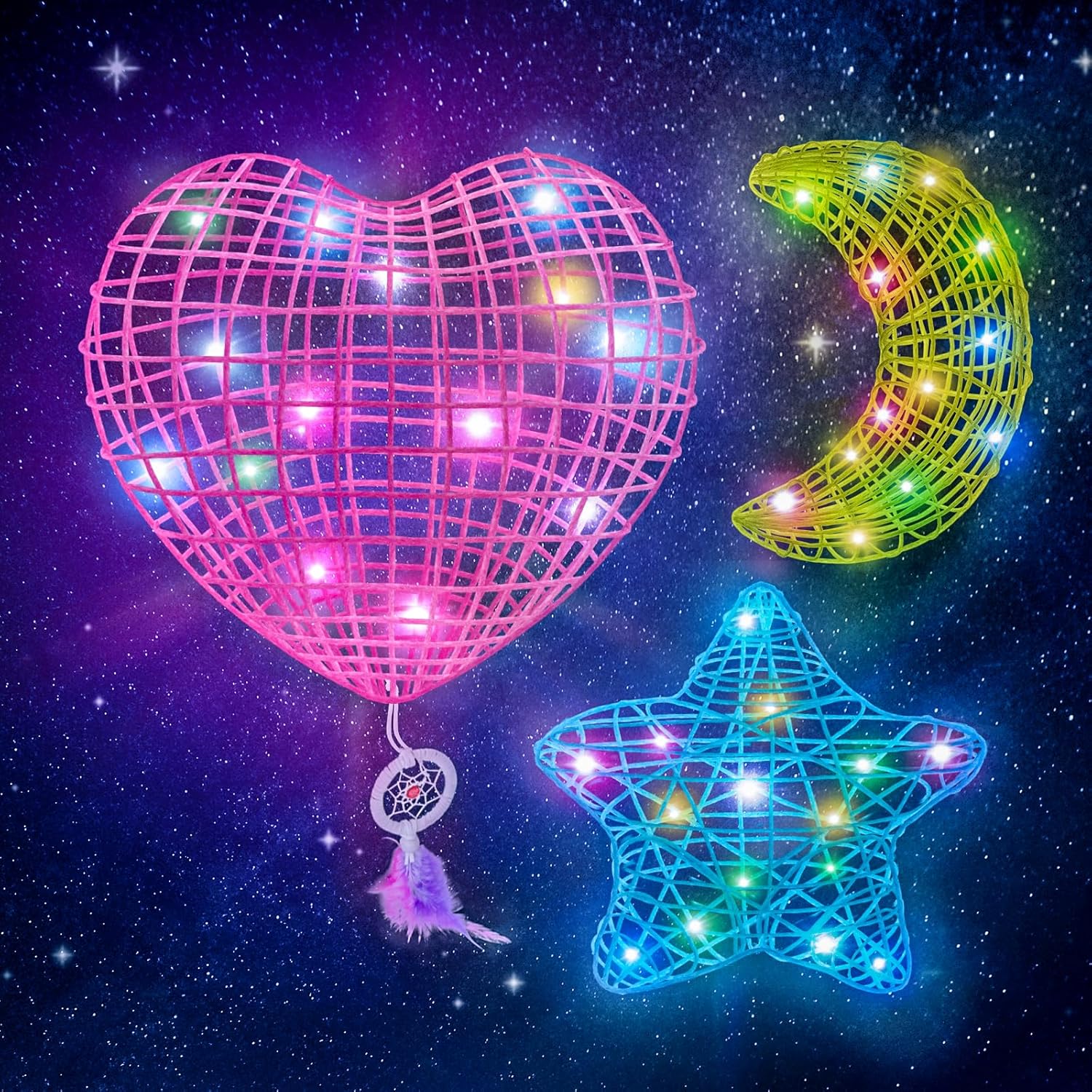 Amazon.com: belle&birdie 3D String Art Kit for Kids, 30pcs Arts and ...