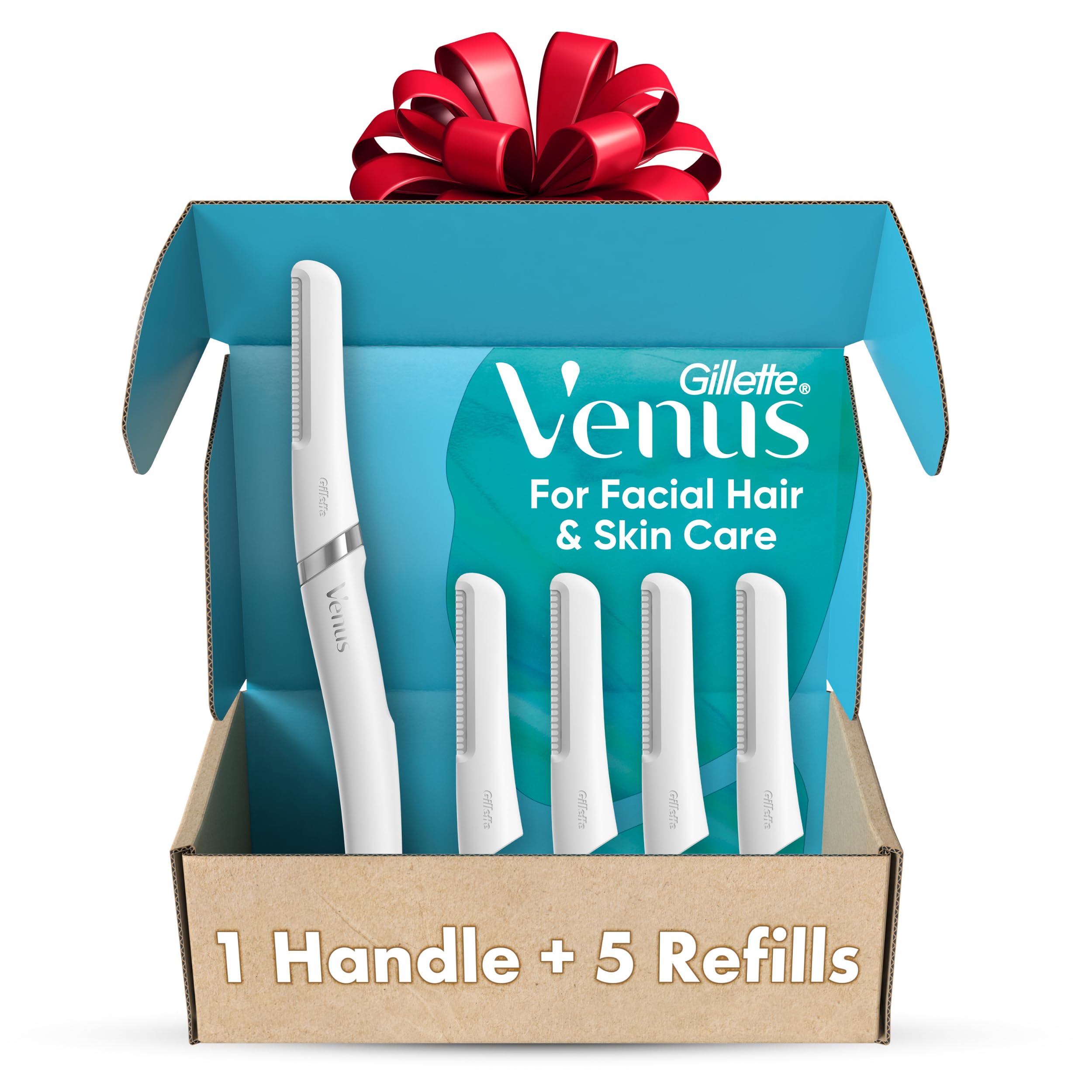 Amazon.com: Gillette Venus Facial Razor, Exfoliating Dermaplaning Tool ...