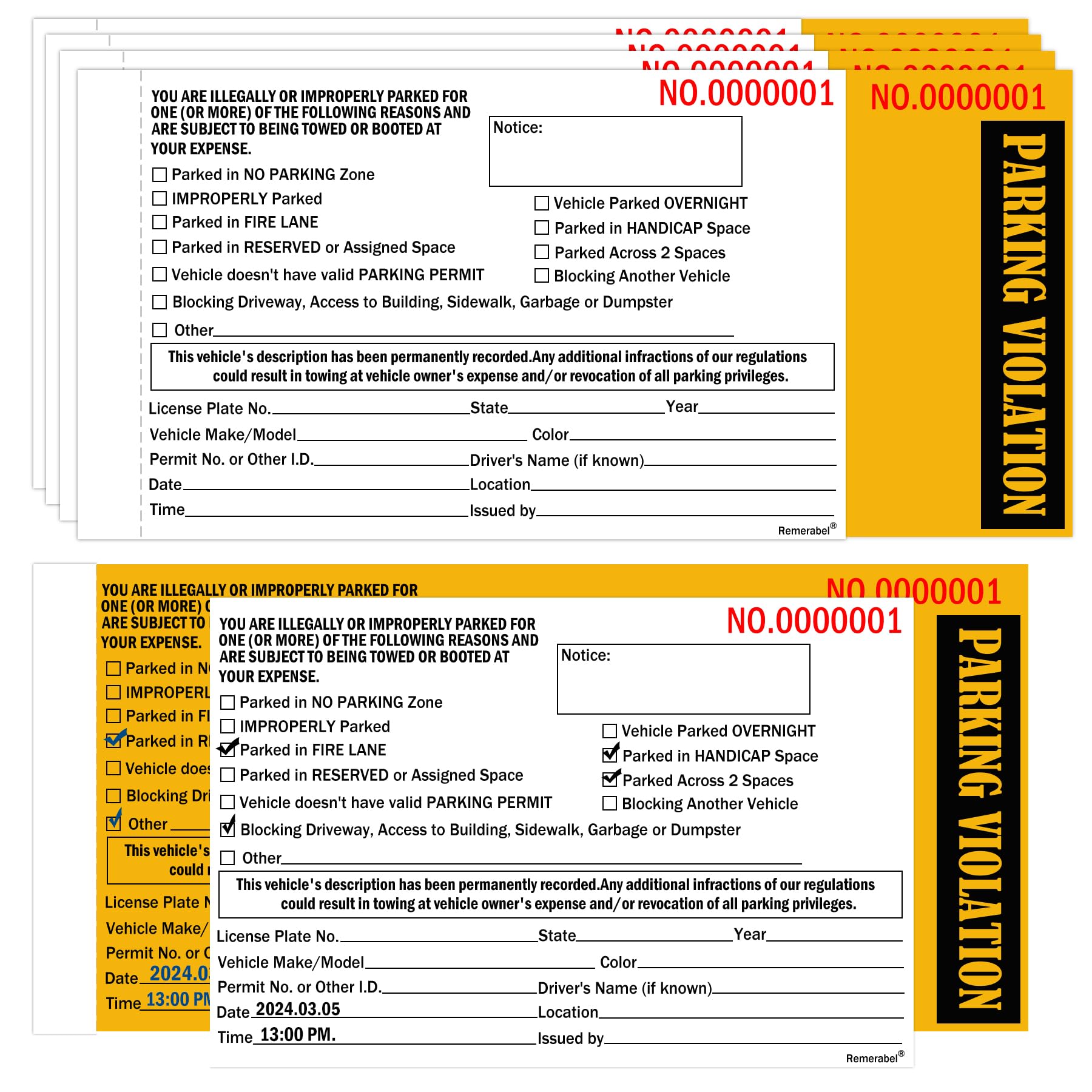 Parking Ticket Template Pdf Free Parking Ticket Templates, Editable