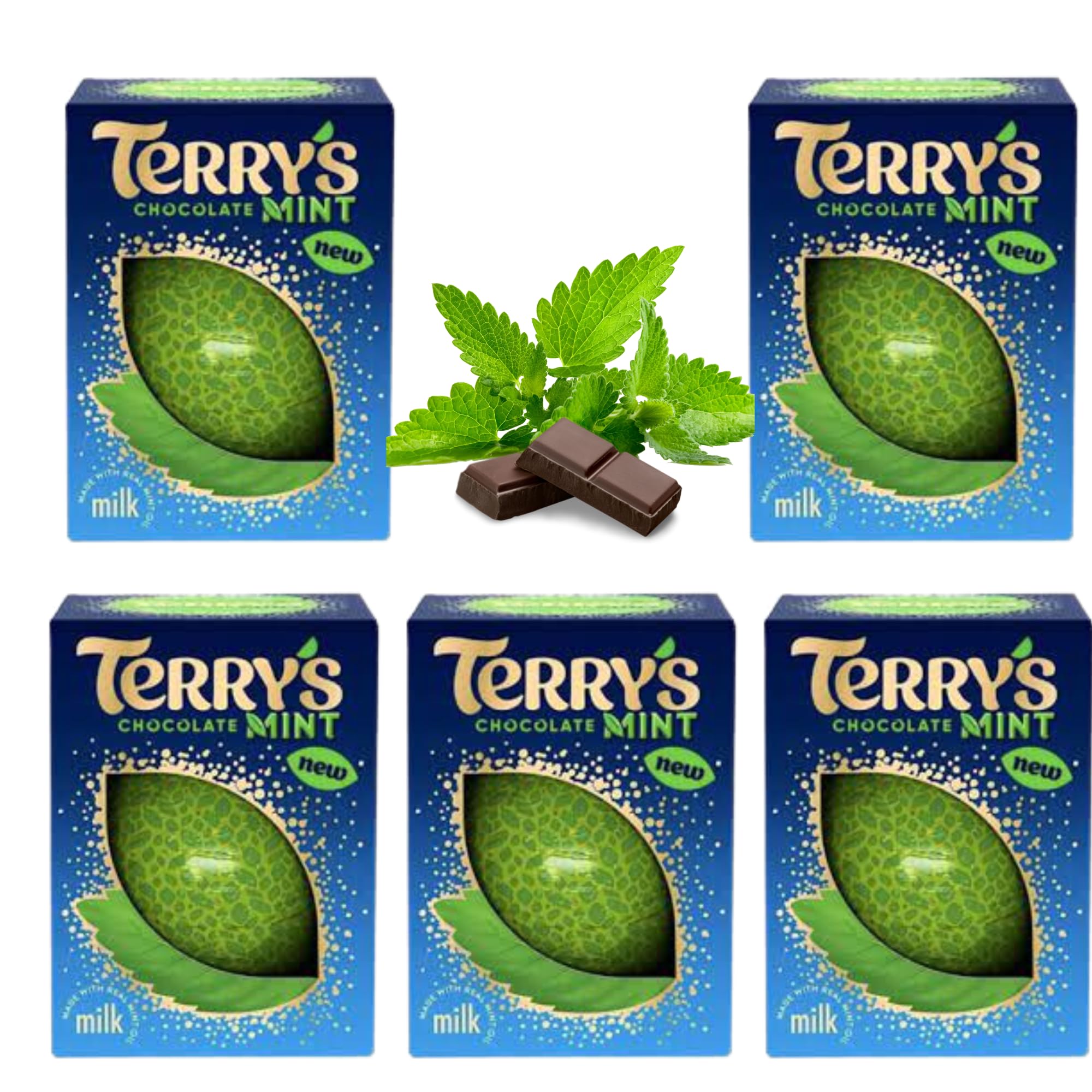 Terry's Chocolate Mint Ball 145g - Mint Flavour Milk Chocolate Gift ...