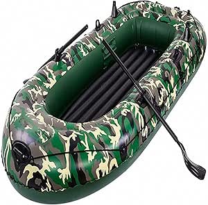 Amazon.com : UWEREBFM Inflatable Boat with Oars Inflatable Boats for ...