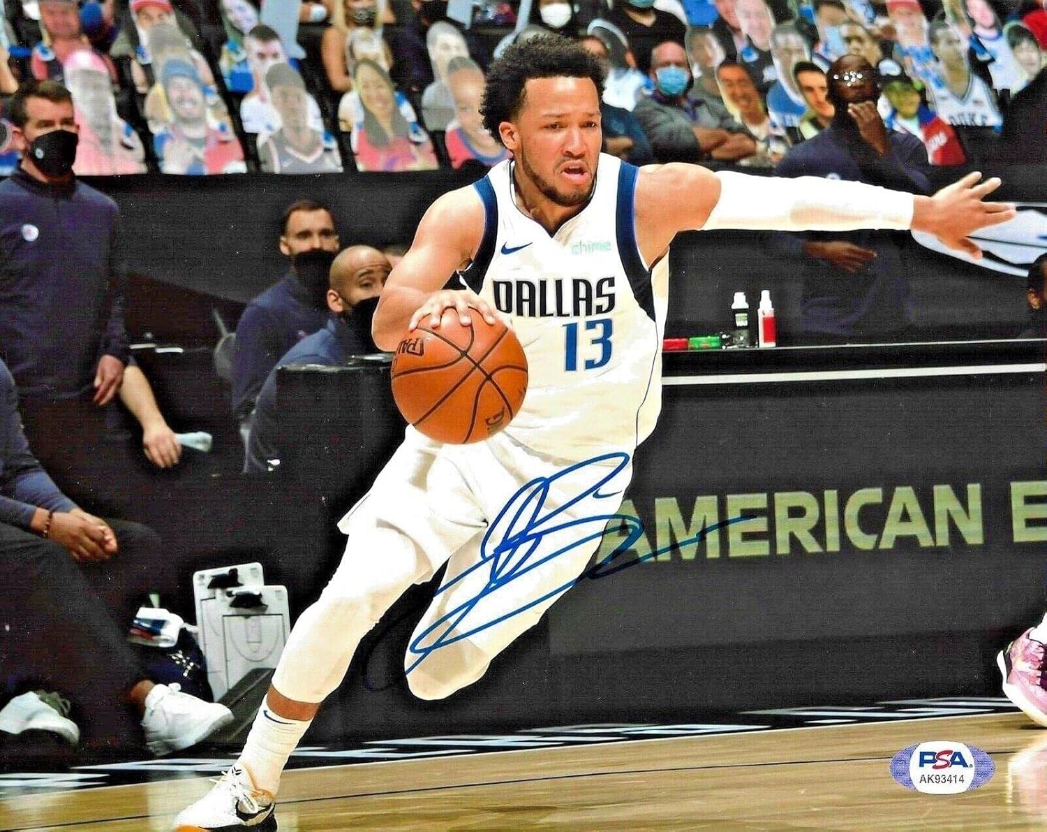 Jalen Brunson Dallas Mavericks NBA Signed Auto 8x10 Photo PSA/DNA COA ...