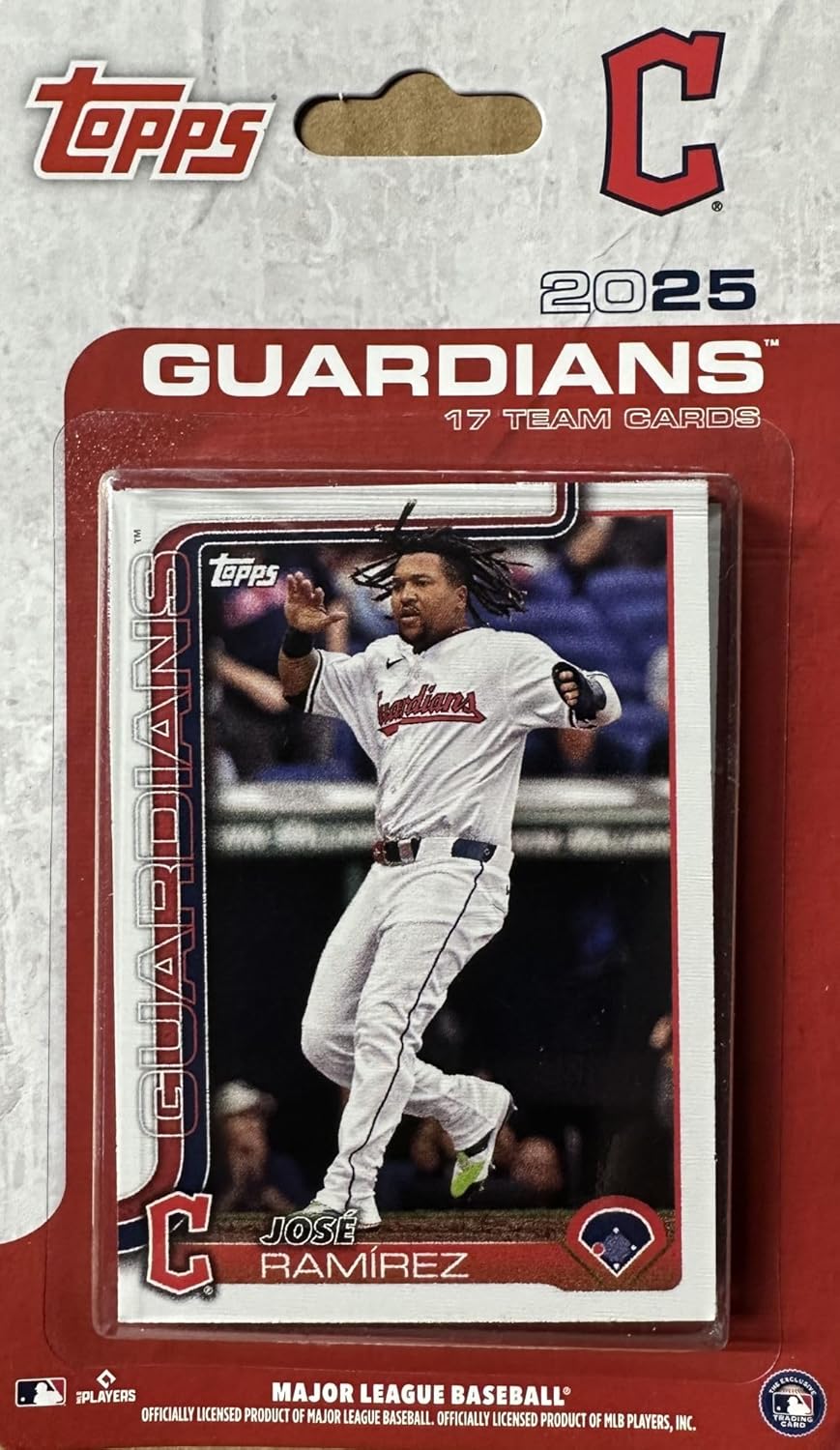 Amazon.com: Cleveland Guardians 2025 Topps Factory Sealed 17 Card Team ...