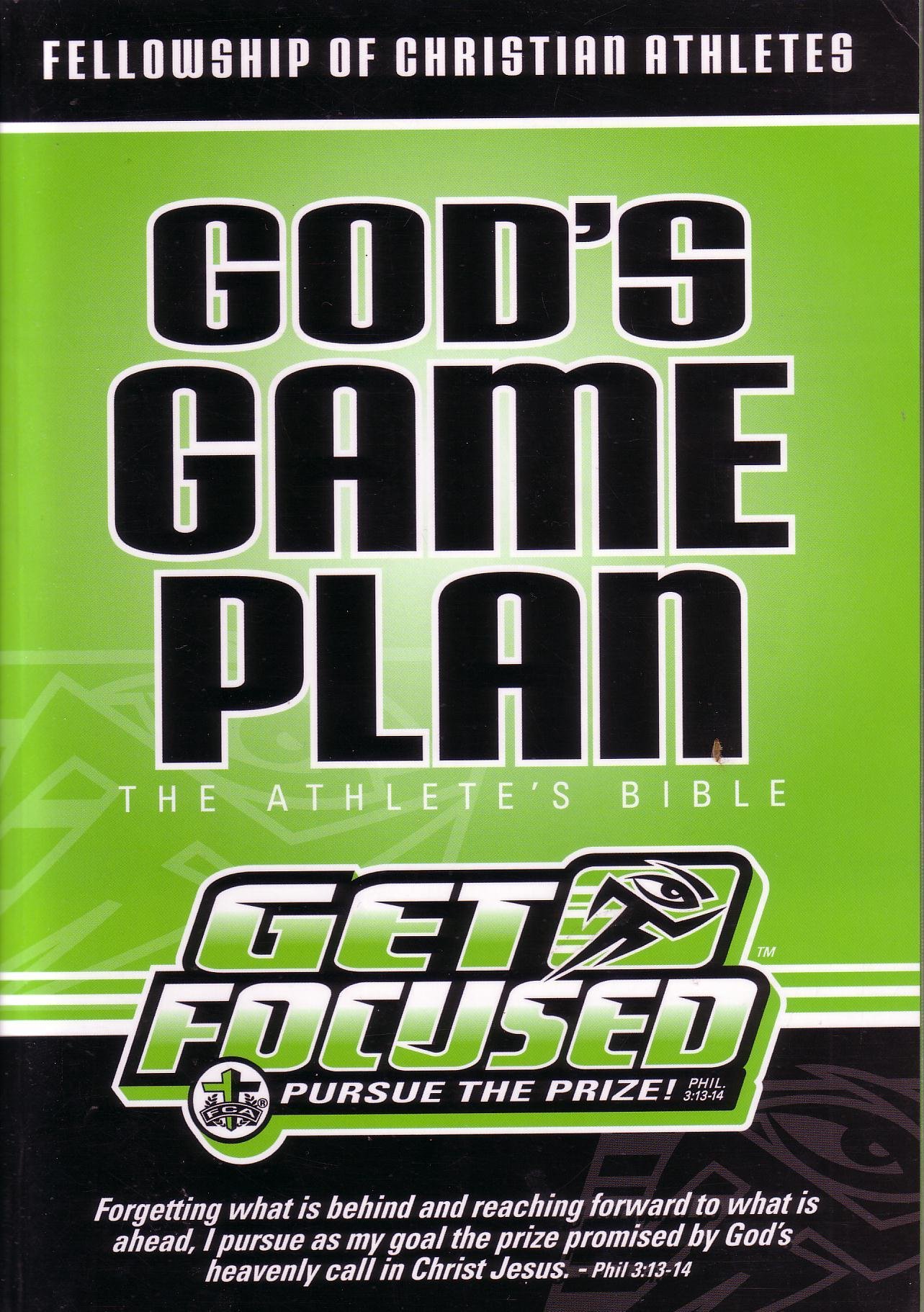 God's Game Plan: The Athlete's Bible: Fellowship of Christian Atheletes ...