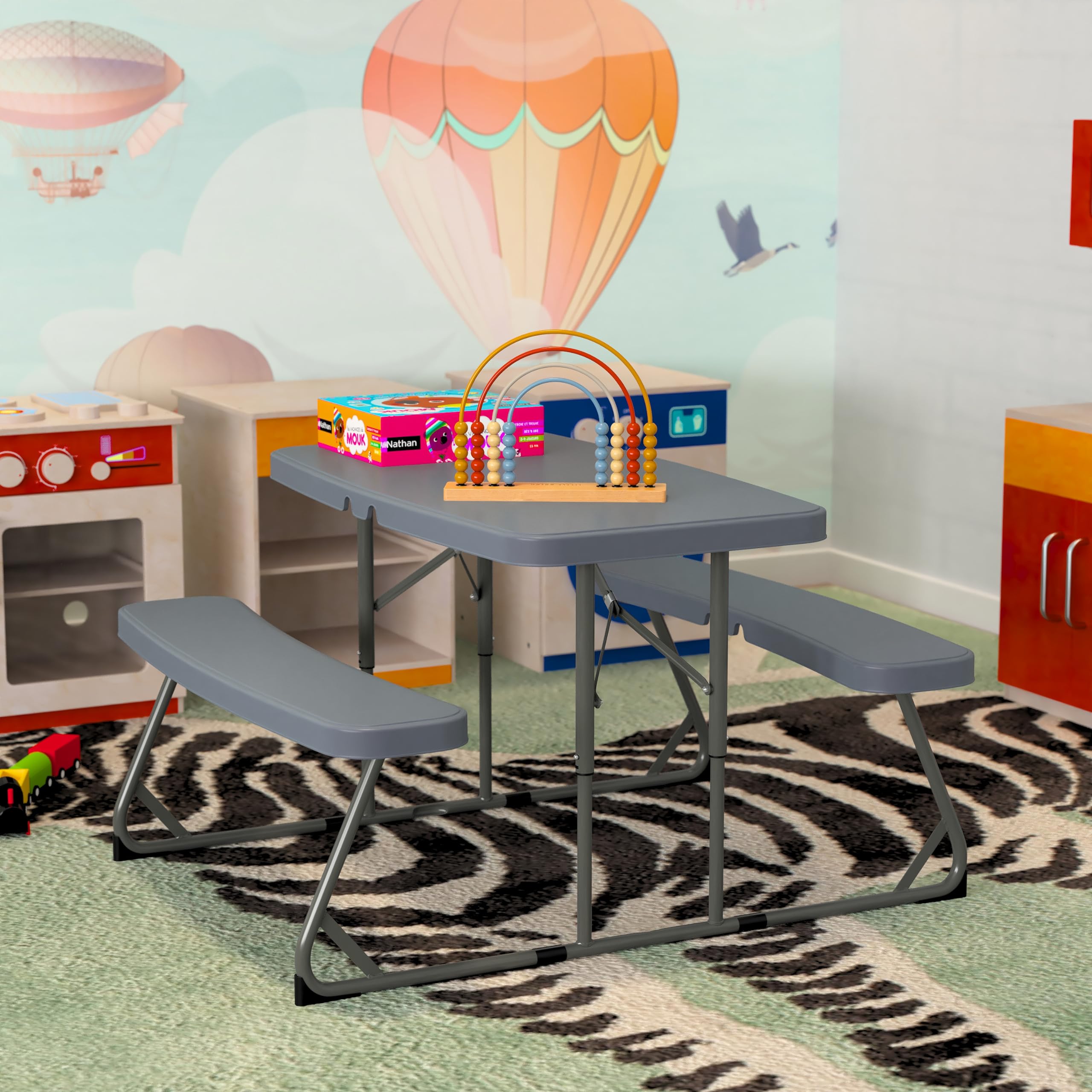 Kids folding activity table online