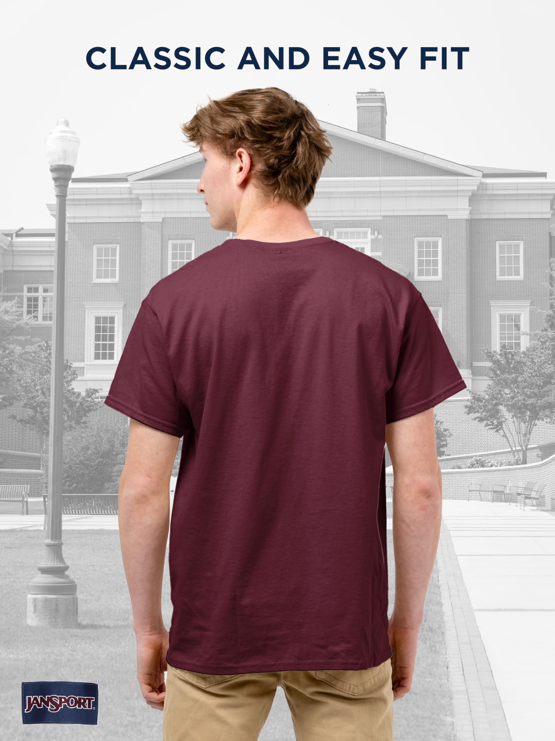 Snapklik.com : JanSport NCAA Officially Licensed Campus Short Sleeve T ...