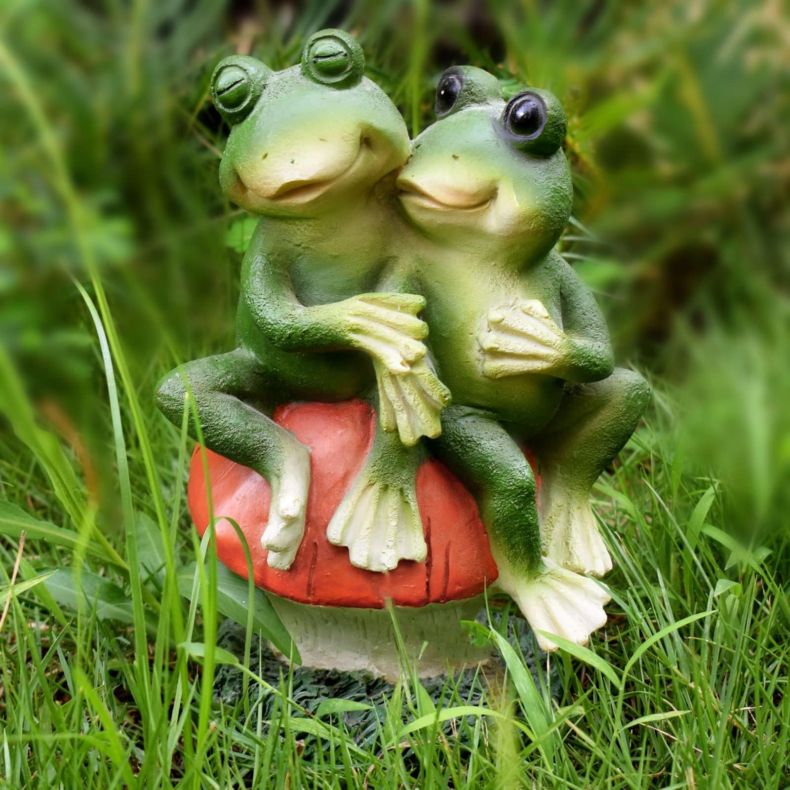 Amazon.com: Cmrweio Funny Frog Garden Statues Decor, Outdoor Resin Sleeping Frogs Garden Animal ...