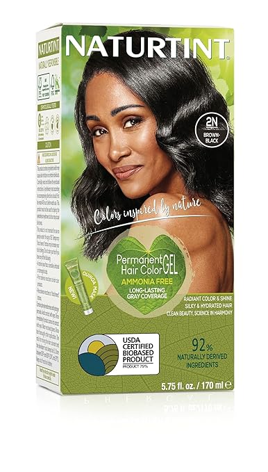 Amazon.com : Naturtint 2N Brown Black Hair Color, 5.07 Fz : Beauty ...