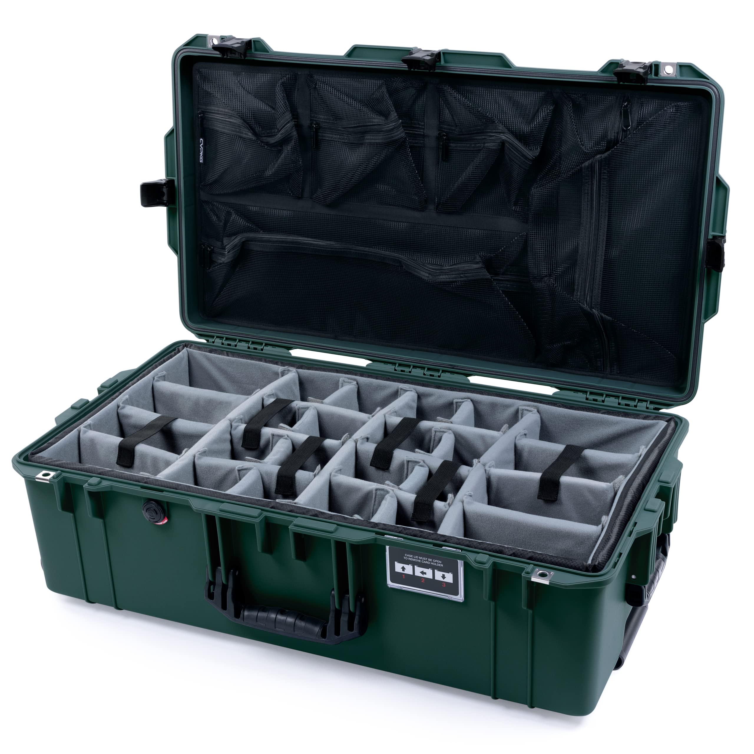 Amazon.com: Trekking Green Pelican 1615 Air case with Black Handles ...