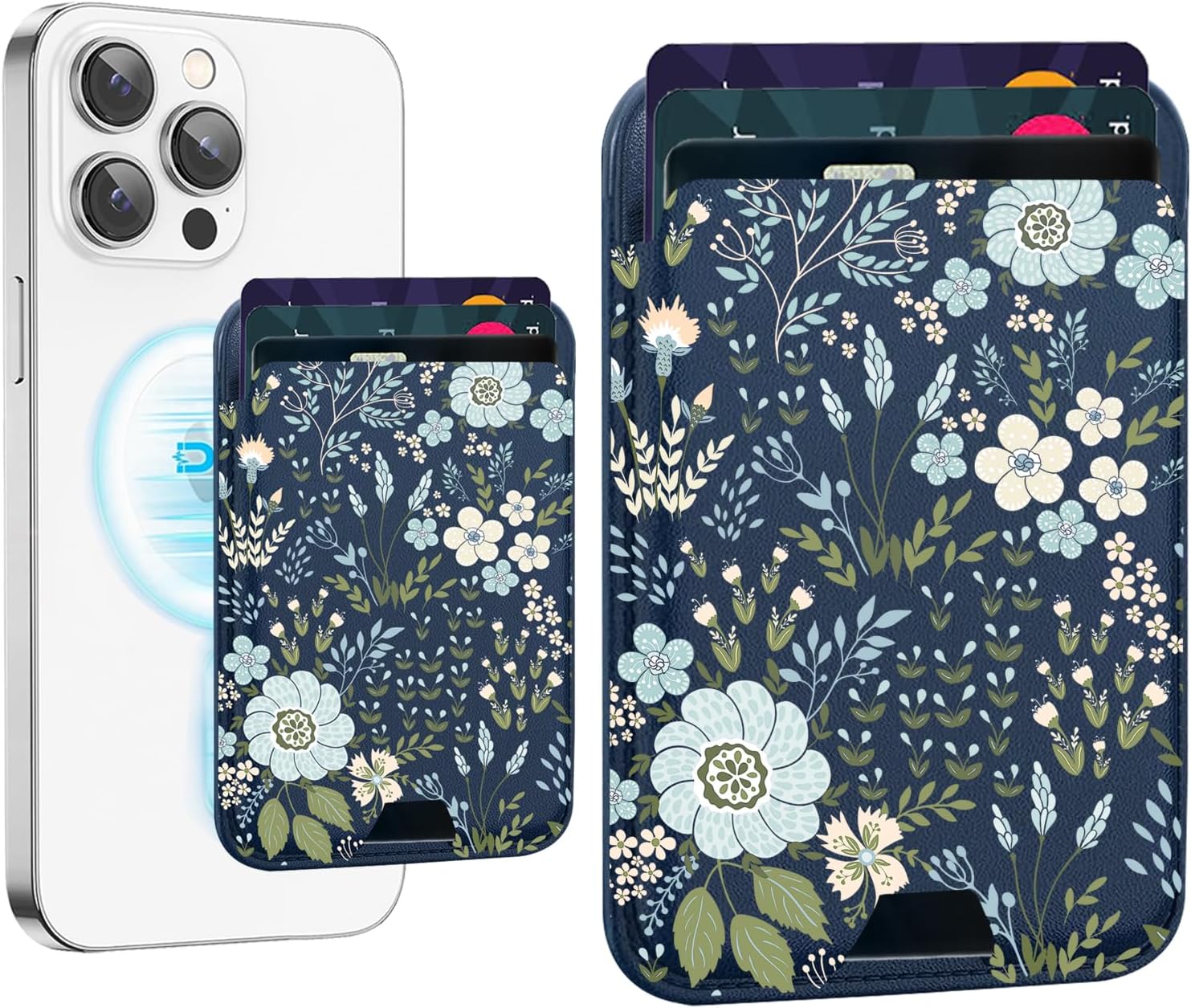 Amazon.com: Obbii Compatible with Magsafe Wallet for Magnetic Card ...