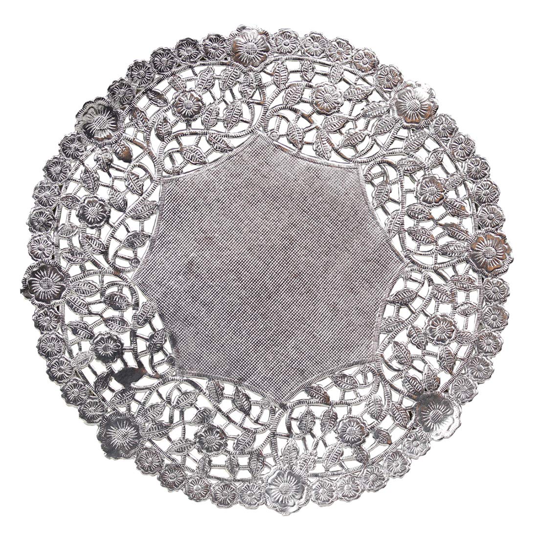 Amazon.com: Hygloss Products 8 Inch Silver Foil Doilies - Round Doilies ...