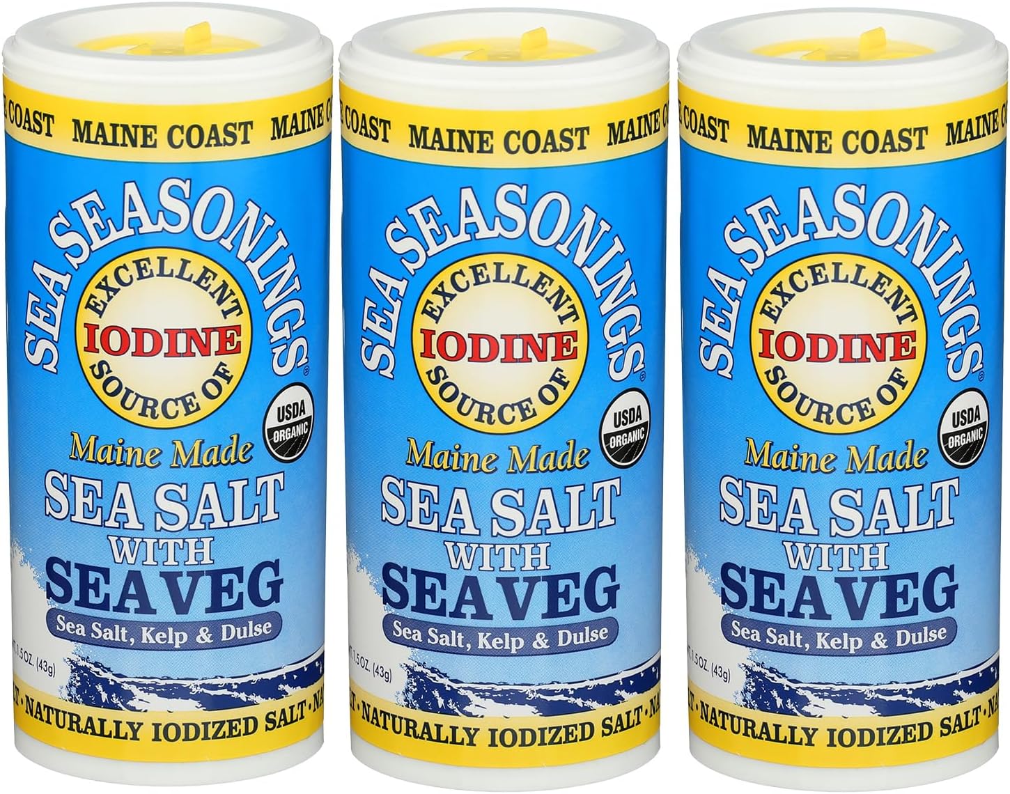 Amazon.com : Maine Coast Sea Vegetables Sea Salt with Sea Veg Shaker ...