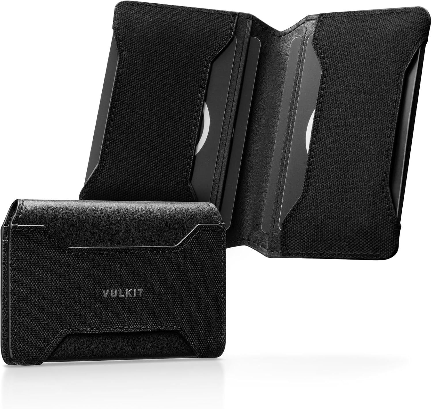 Amazon.com: VULKIT Slim Card Holder Leather Small Front Pocket Wallet ...