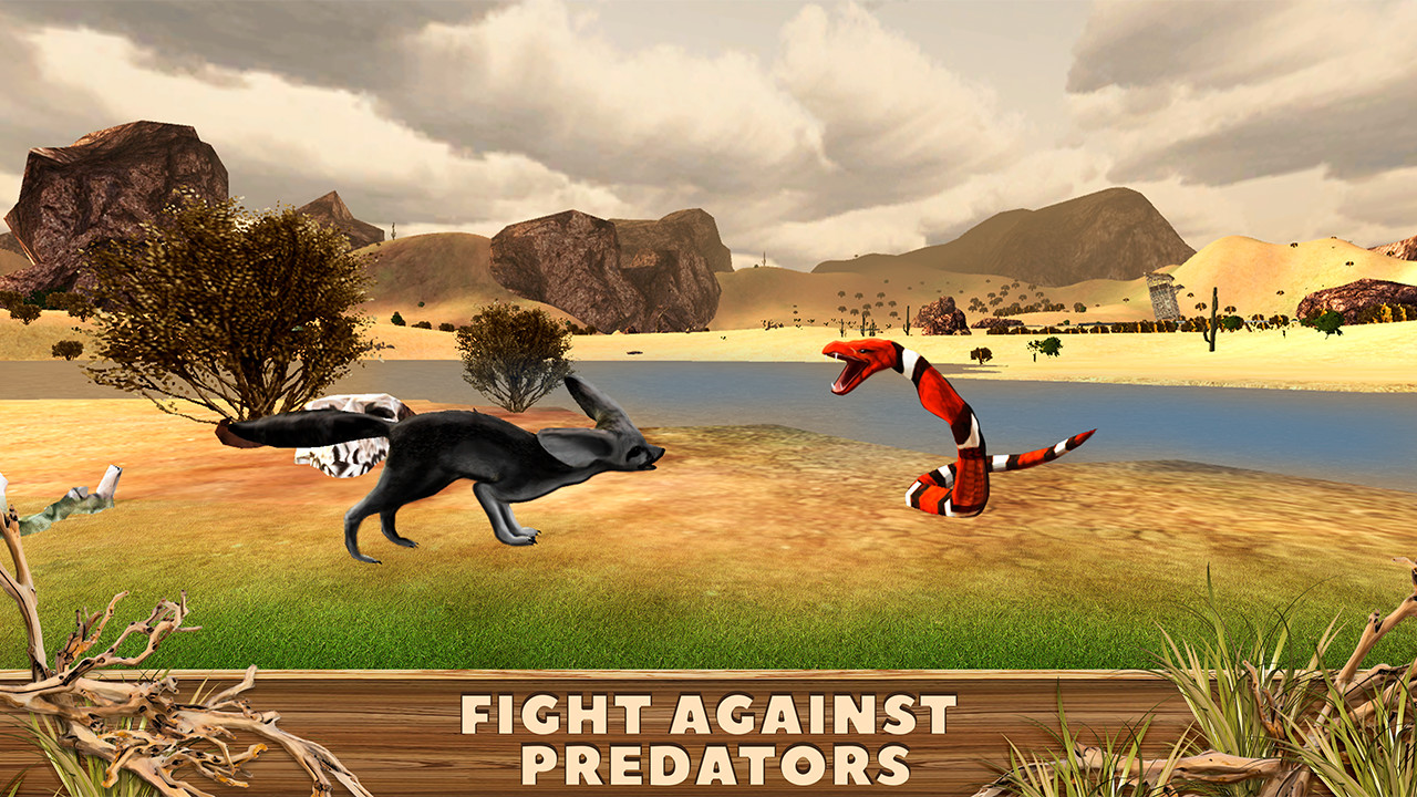 Fennec Fox Simulator 3D: Desert Wilderness Little Beast Surviving Game ...