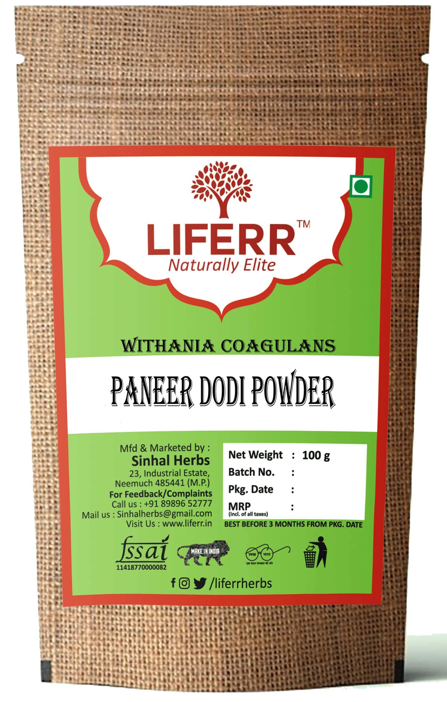 Buy LIFERR Panir Dodi Flower | Withania coagulans | Indian Rennet ...