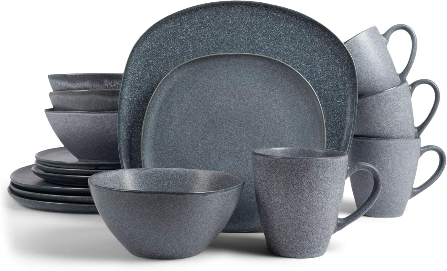 Amazon.com | Elanze Designs Modern Chic Smooth Ceramic Stoneware ...