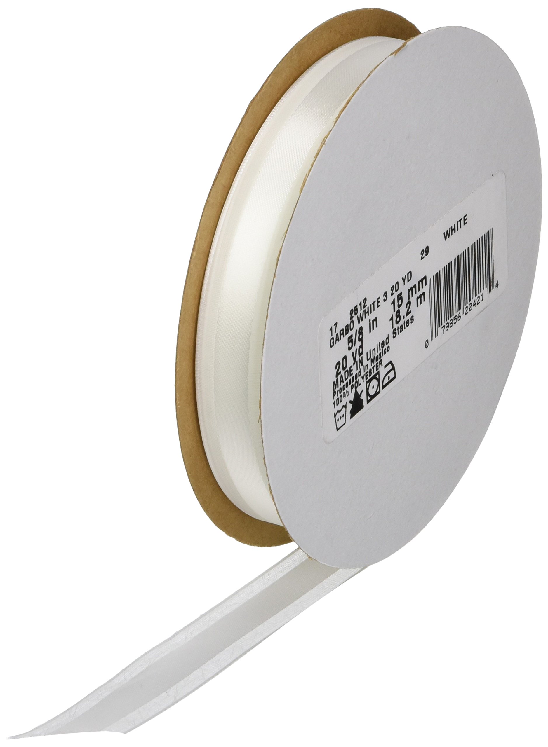 Amazon.com: Offray Garbo Satin and Sheer Craft Ribbon, 5/8-Inch Wide by ...