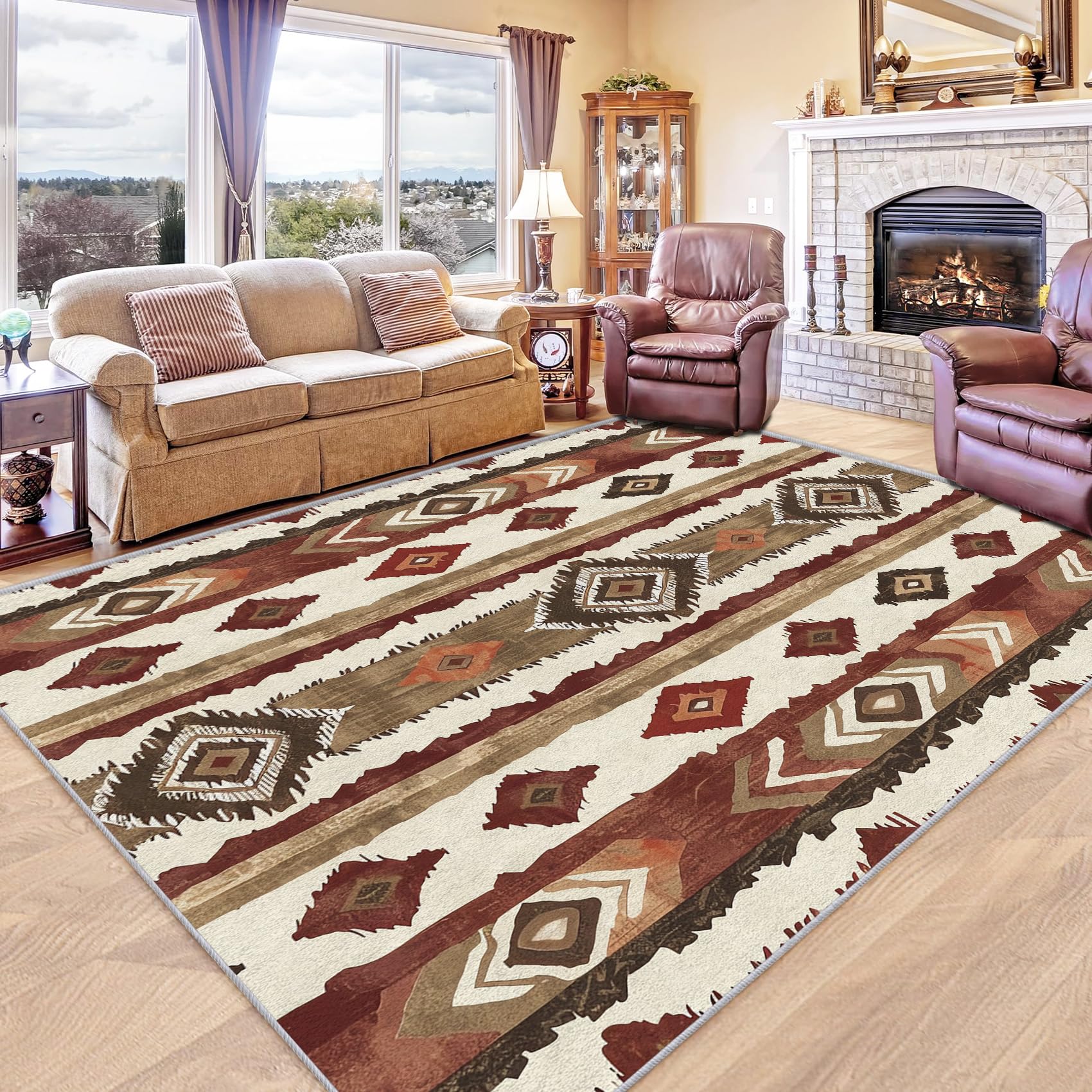 Amazon.com: SZLYZM Southwestern Tribal Rugs & Home Decor, 6x9 Rug ...
