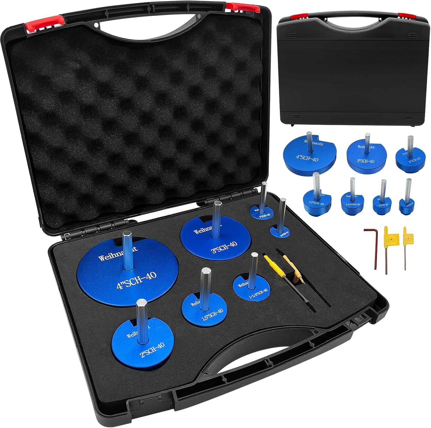 Amazon.com: 7 Plastic PVC Pipe Reamer Tool,PVC Pipe Reamer Kit With 3 ...